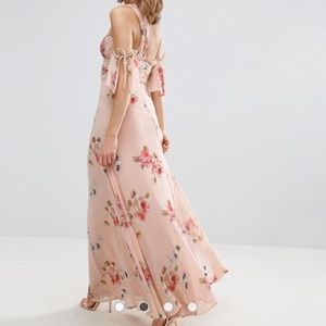 ASOS | Dresses | Asos One Shoulder Dress In Summer Rose Bouquet | Poshmark